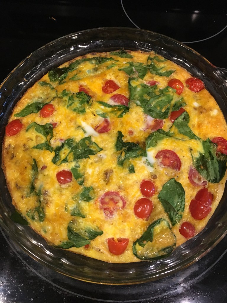 Crustless Quiche + Homemade Salad Dressing {recipe} | m.davis xoxo